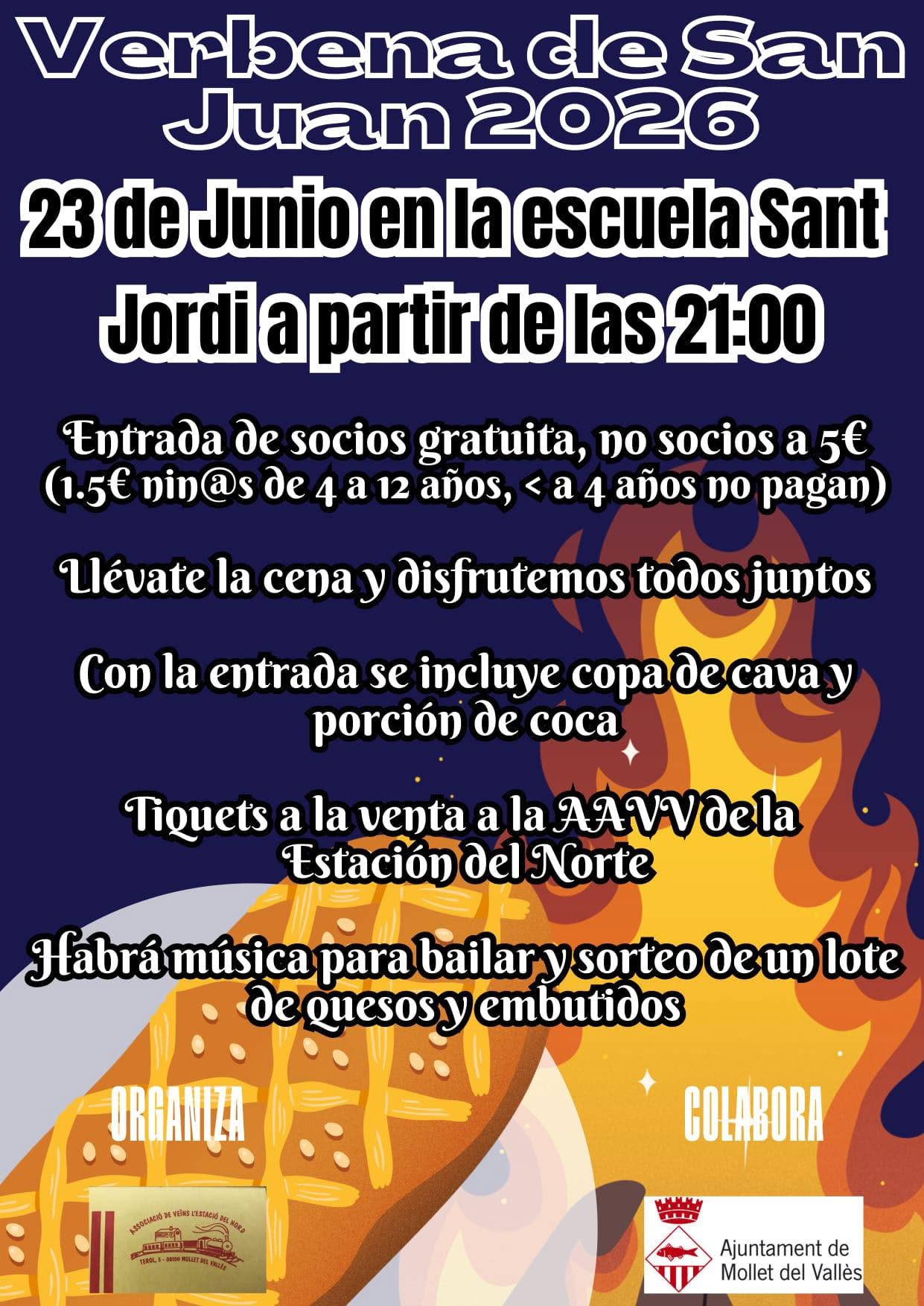 Verbena de San Juan de la AV de Estación del Norte - Ajuntament de Mollet